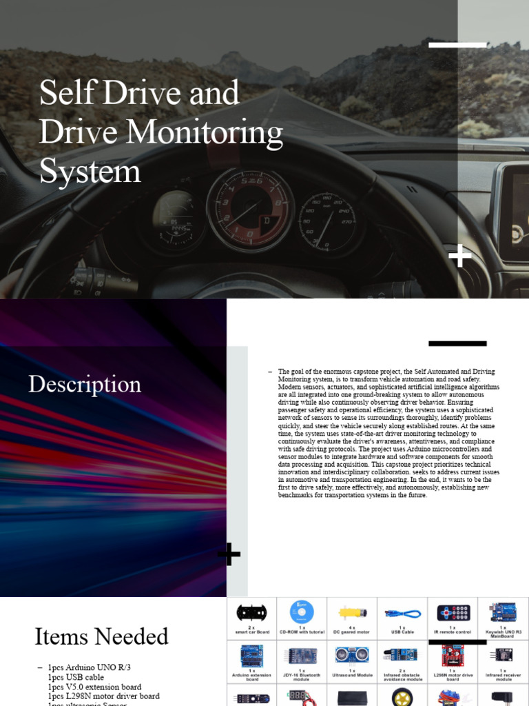 Self Drive and Drive Monitoring System (Capstone) | PDF | Arduino ...