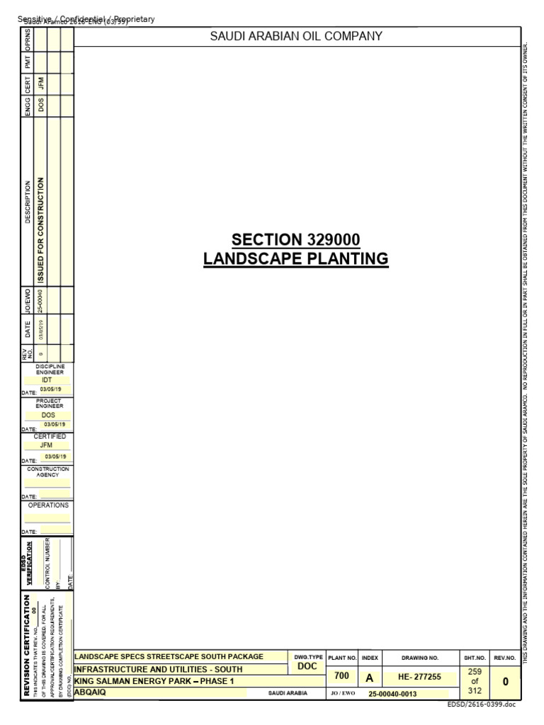 Landscape Planting Specification | Download Free PDF | Fertilizer | Soil