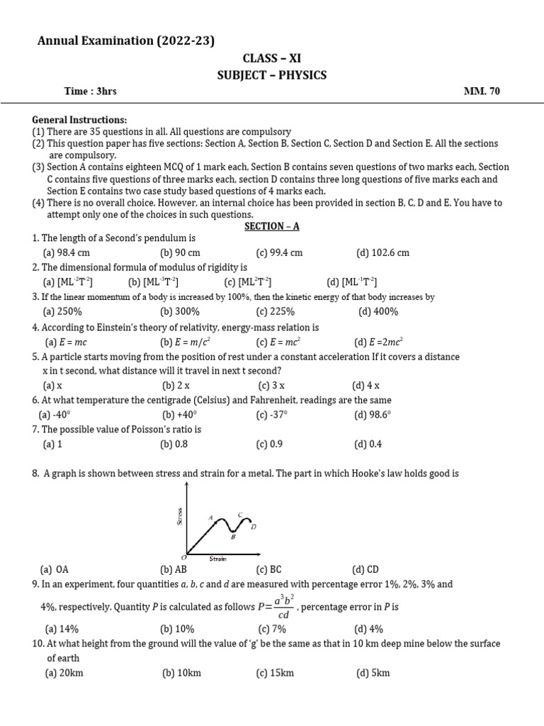 11th Final Physics | Download Free PDF | Electronvolt | Kinetic Energy