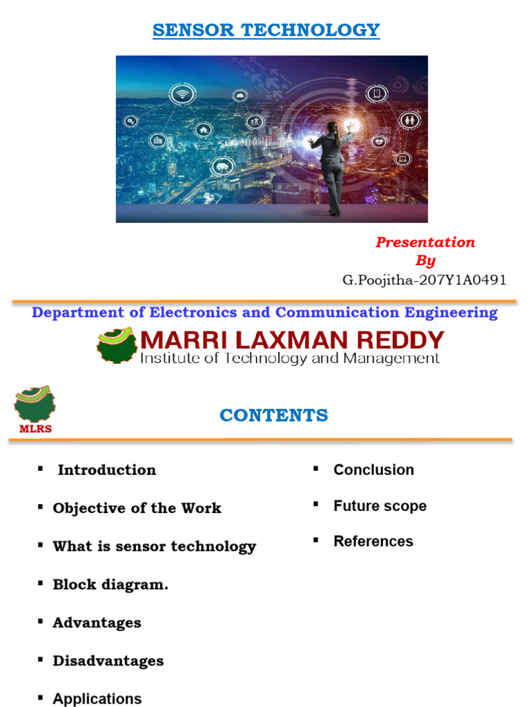 Sensor Technology | PDF | Sensor | Internet Of Things