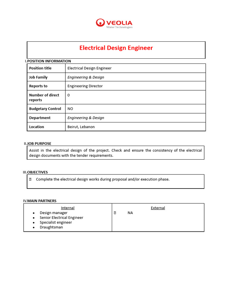 Electrical Design Engineer | PDF | Engineering | Engineer