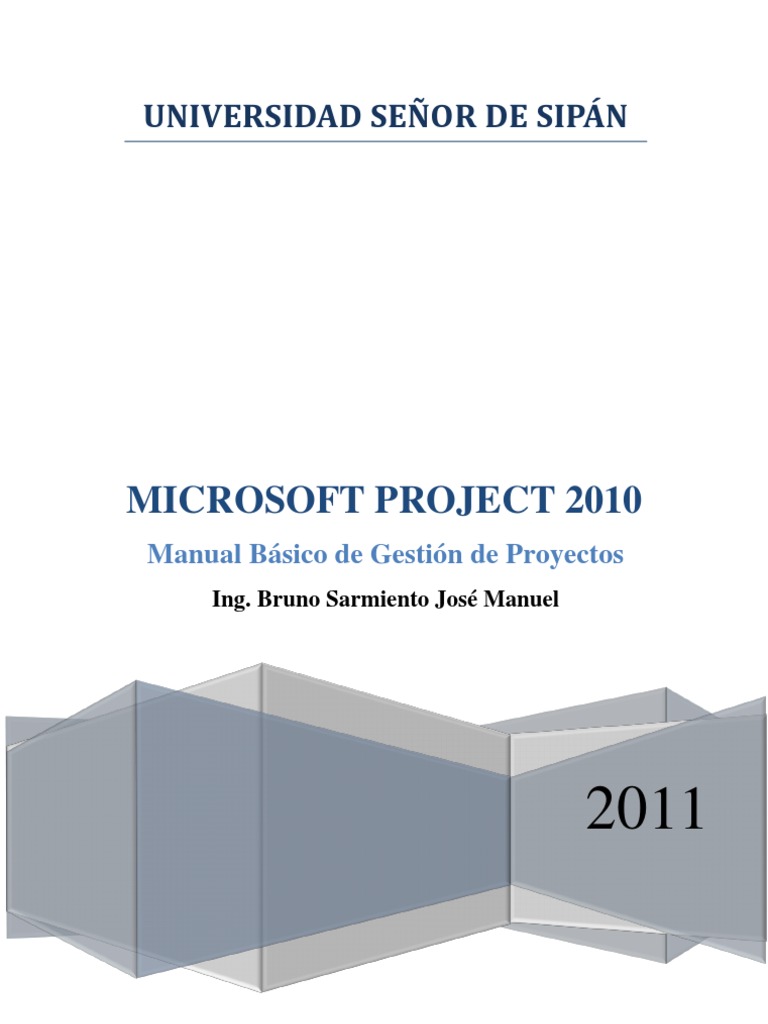 Manual Básico de Project 2010 | PDF | Microsoft | Point and Click