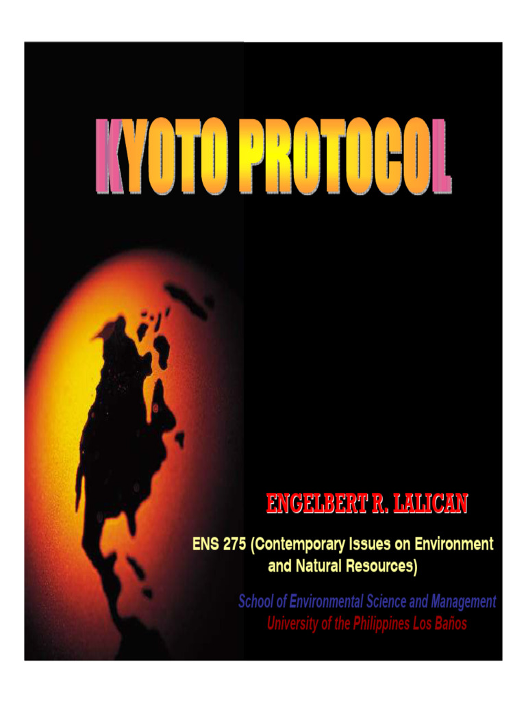 Kyoto Protocol | PDF | Kyoto Protocol | United Nations Framework ...