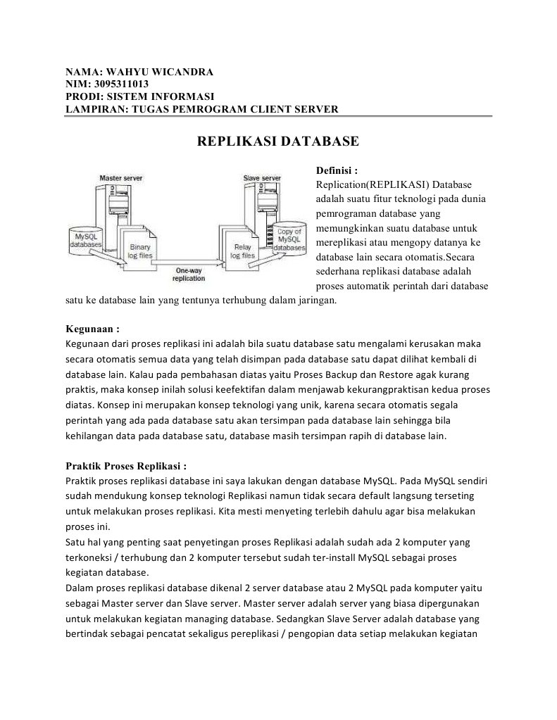 Replikasi DataBase | PDF