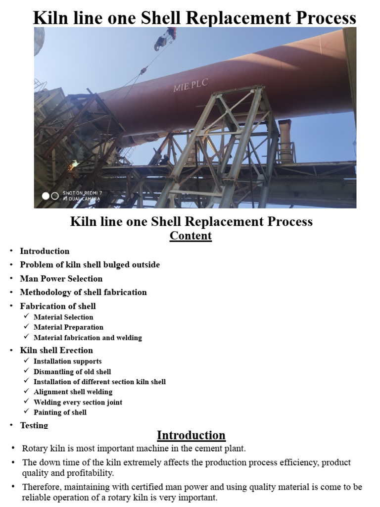 Kiln Line One Shell Replacment-11 | PDF | Welding | Construction