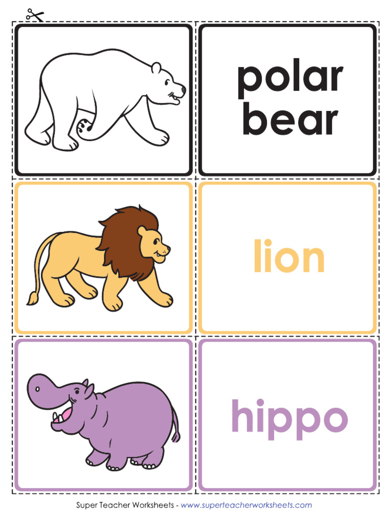 Polar Bear Colors Cards LUFCZ | PDF