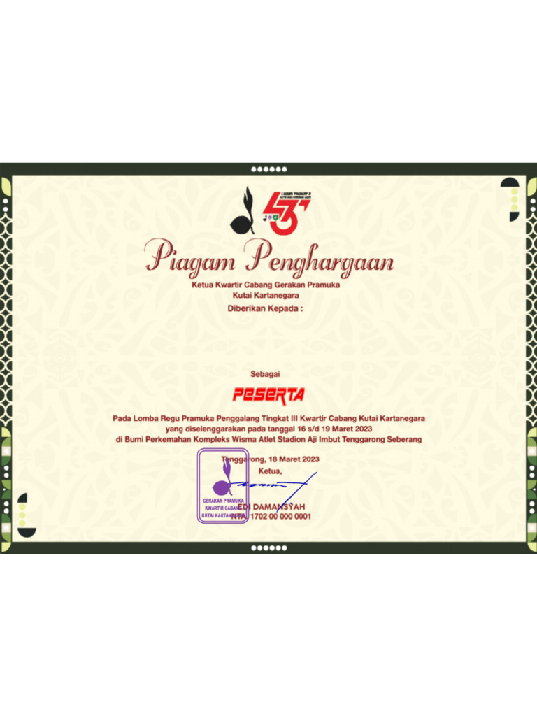 Piagam Lt 3 Pdf 