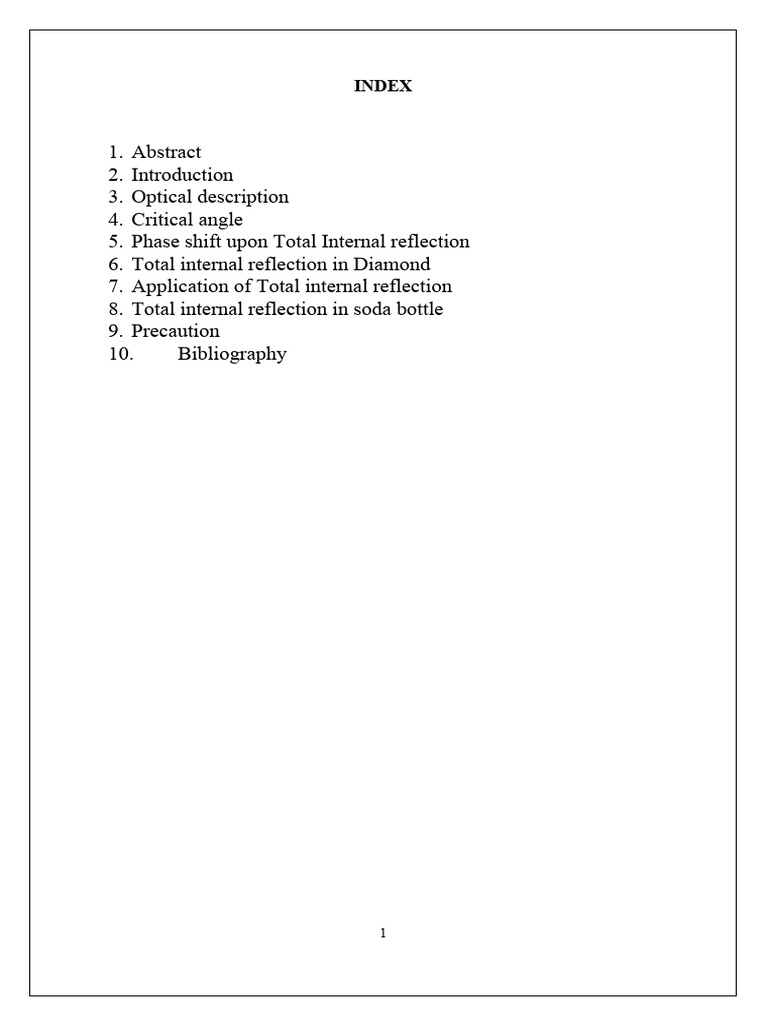 Physics Final Project Final | PDF | Reflection (Physics) | Refraction