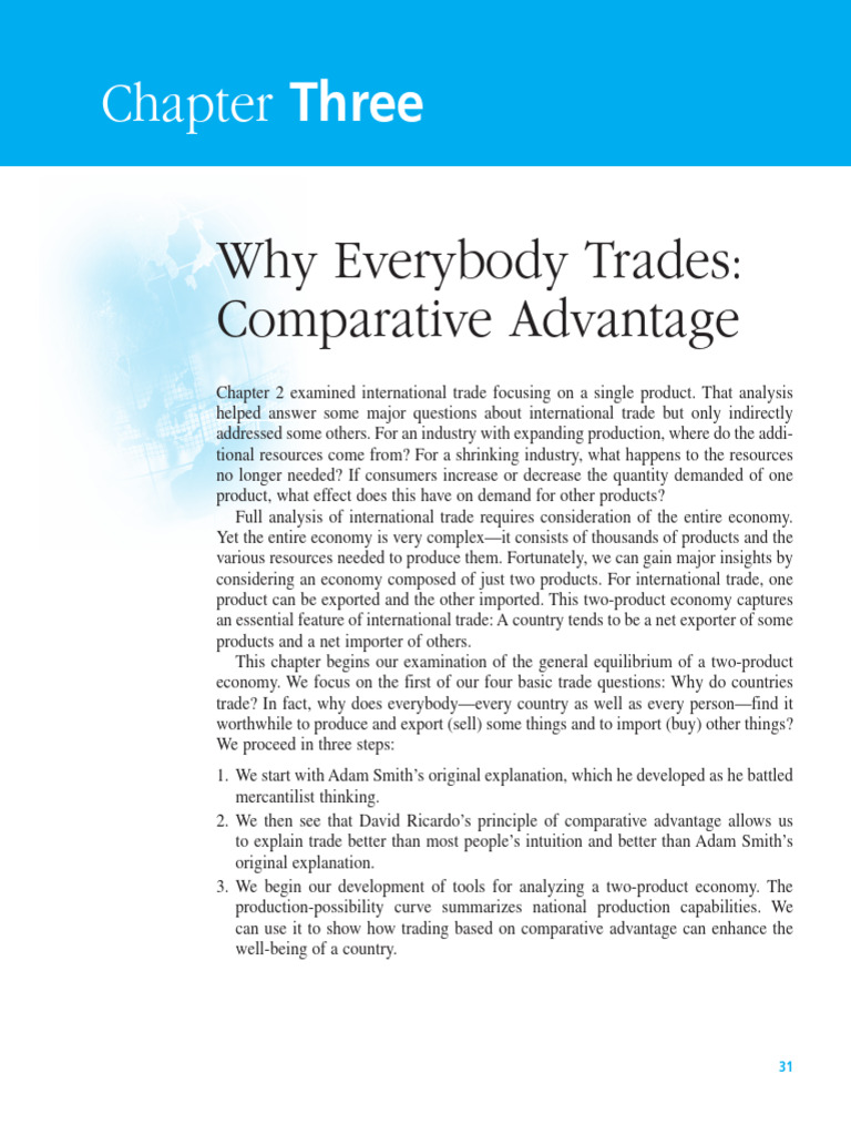 Comparative Advantage in International Trade | PDF | Mercantilism ...