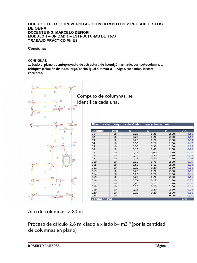 TP Estructura de Hºaº | PDF | Material compuesto | Hormigón
