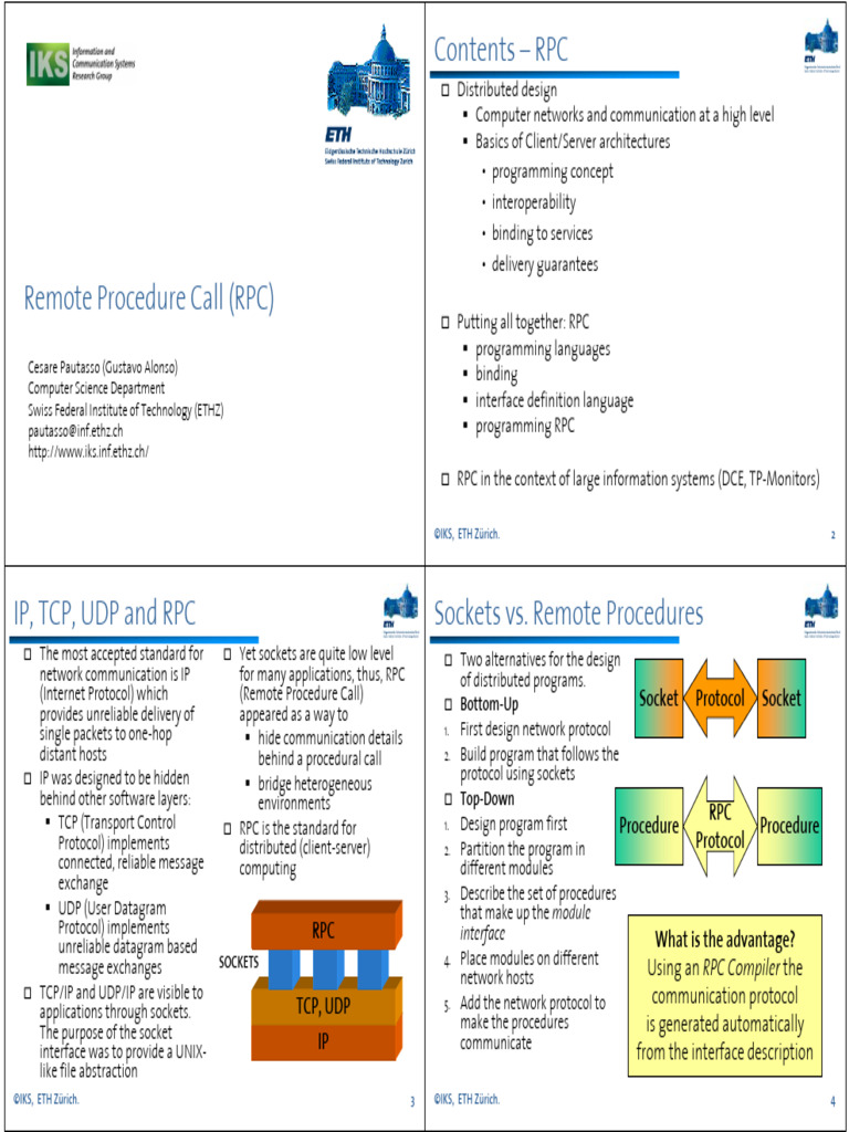 Rpc 4 Pdf Internet Protocol Suite Network Socket
