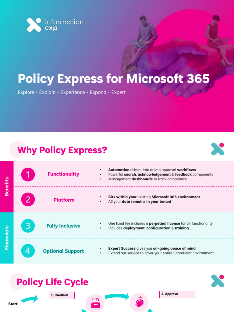 Policy Express For Microsoft 365 Website | PDF | Share Point | Computing