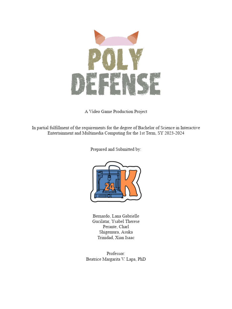 24K's Poly Defense Research Document | PDF | Learning Theory (Education ...