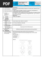 Q4 LE Mathematics 4 Lesson 2 Week 2 | PDF | Subtraction | Cognitive Science