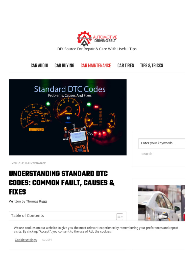 Understanding DTC Codes and Fixes | PDF | Manufactured Goods | Rotating ...