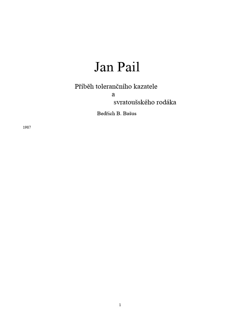 Jan Pail | PDF