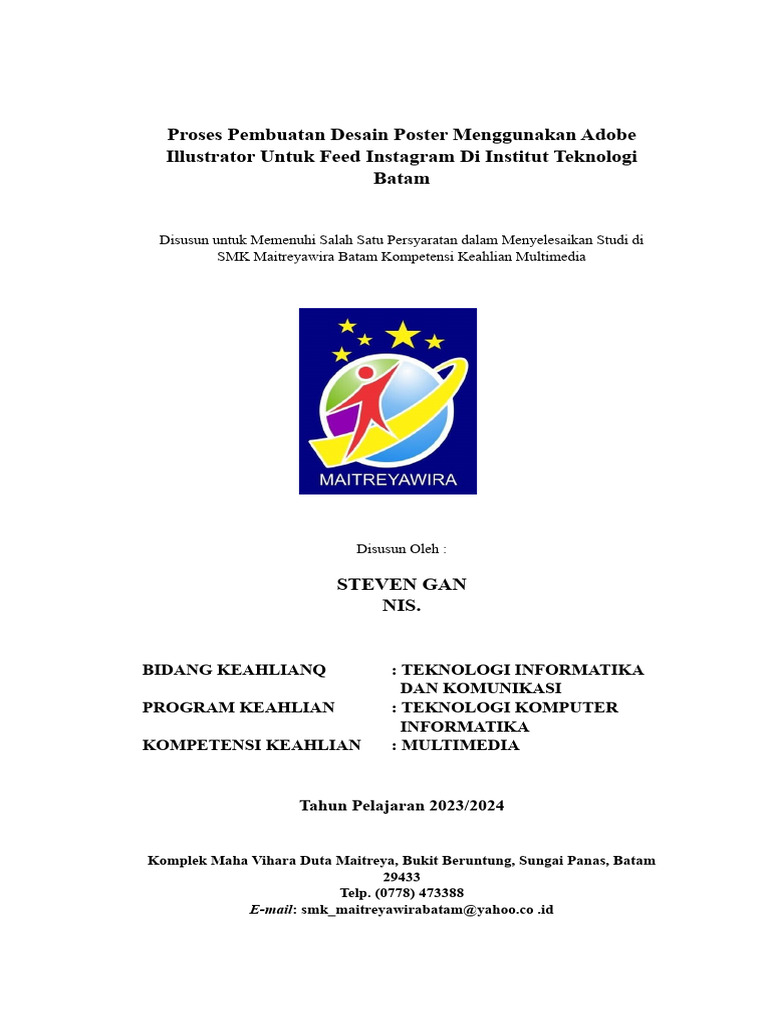 Proses Pembuatan Iklan Animasi Dengan Adobe After Effect Di PT Triplus ...