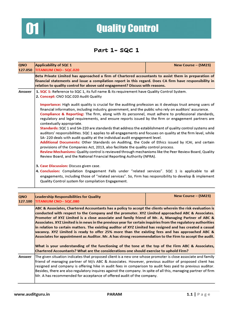 CH 01 PARAM | PDF | Audit | Financial Audit