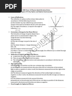 Physics Chapter 9 Ray Optics and Optical Instruments Class 12 Notes PDF ...