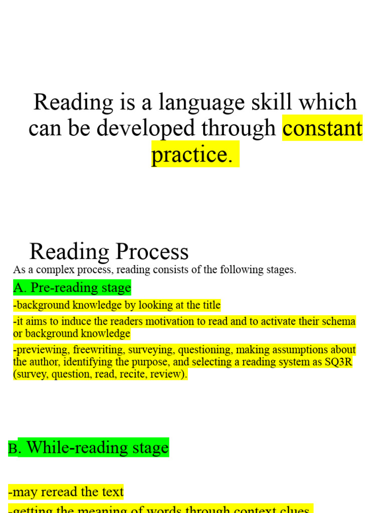 Reading and Writing | PDF | Reading Comprehension | Intelligence