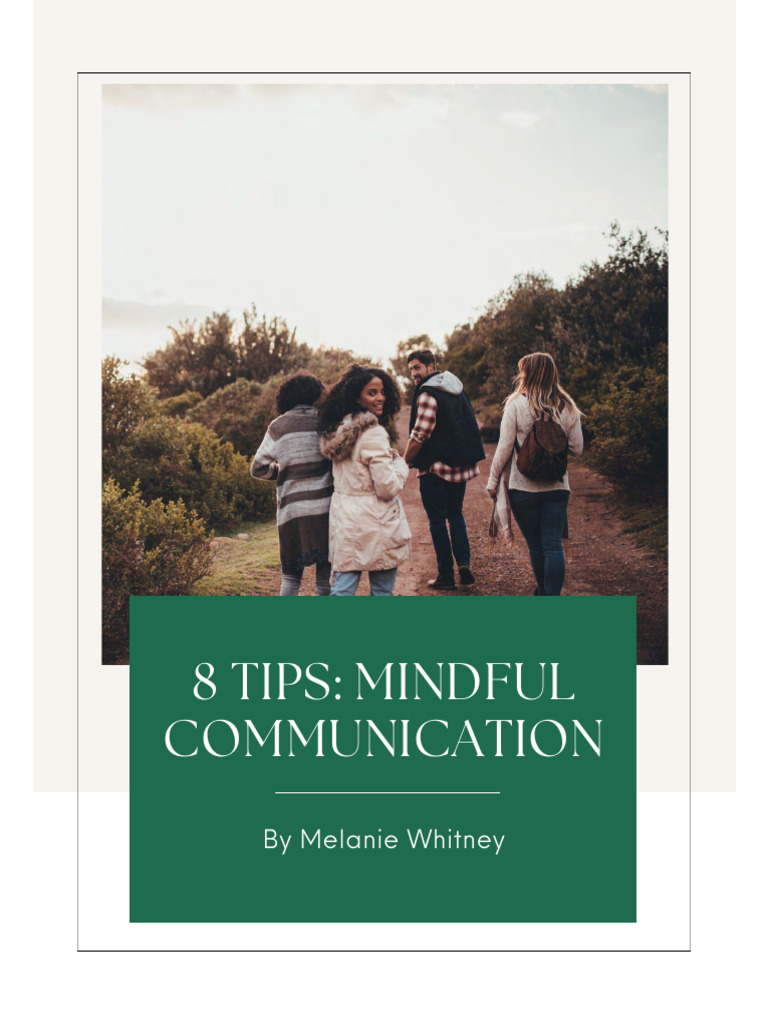 Mindful Communication | PDF | Nonverbal Communication | Communication