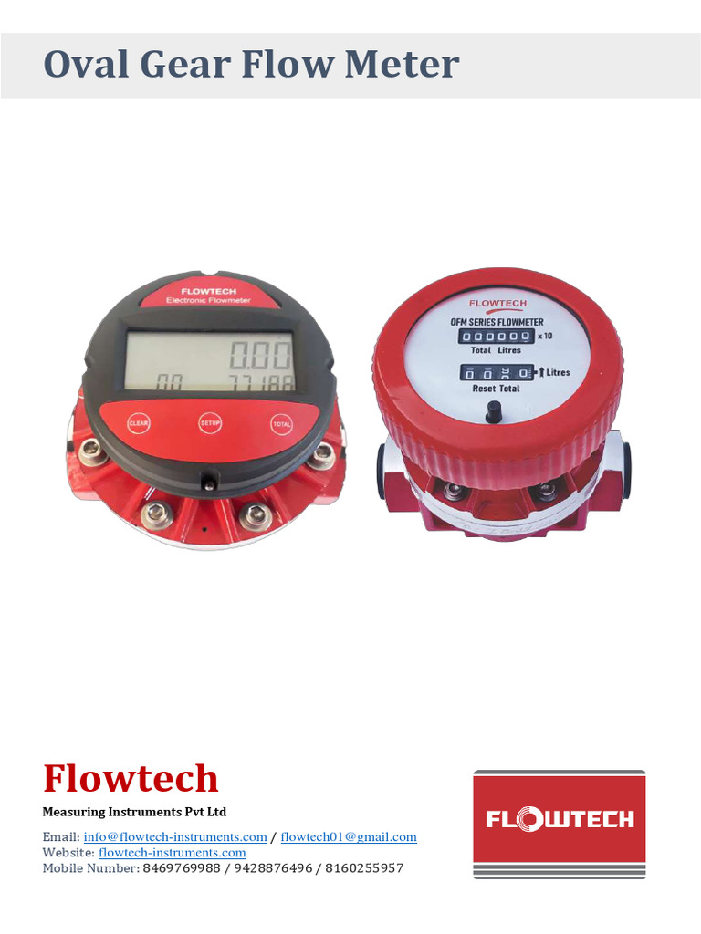 Fuel Meter Catalogue | PDF | Flow Measurement | Liquids