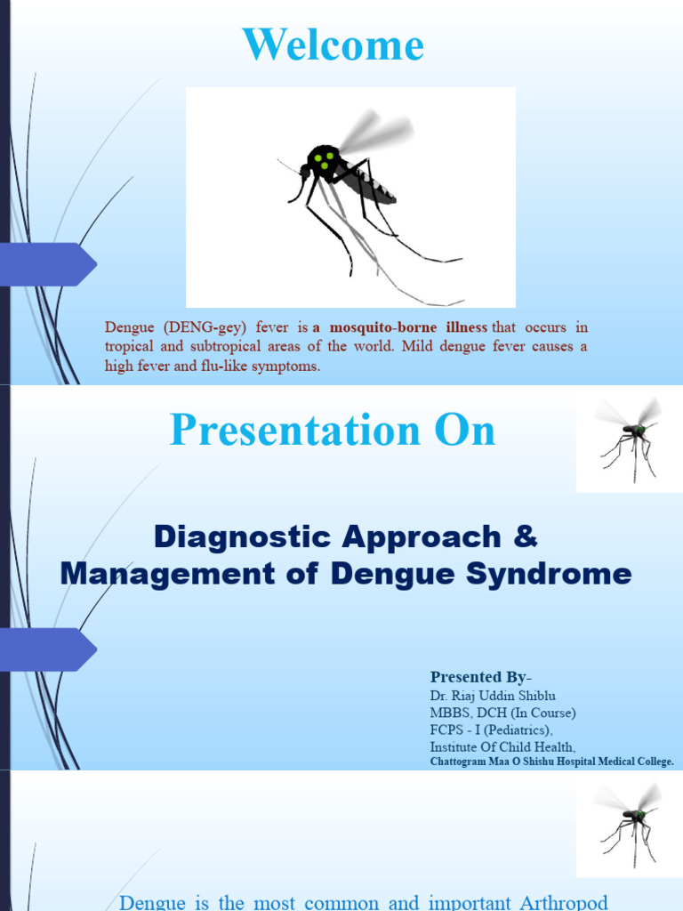 Diagnostic Approach to Dengue Fever | PDF | Virus | Fever