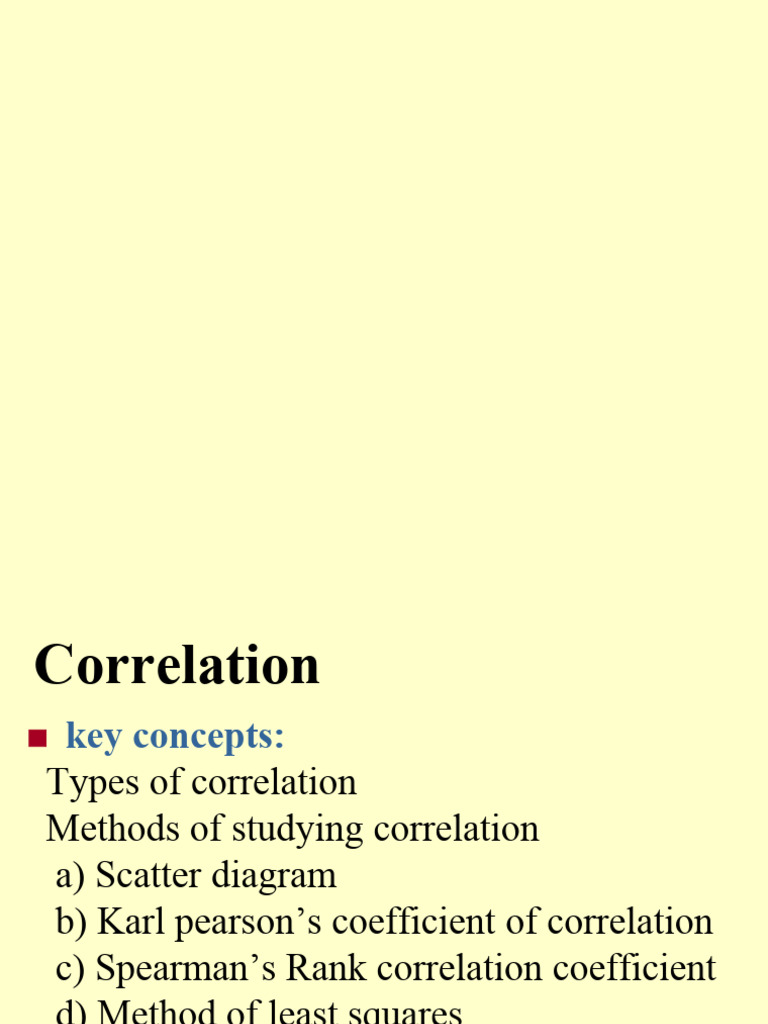 Understanding Correlation Types & Methods | PDF | Regression Analysis | Coefficient Of Determination