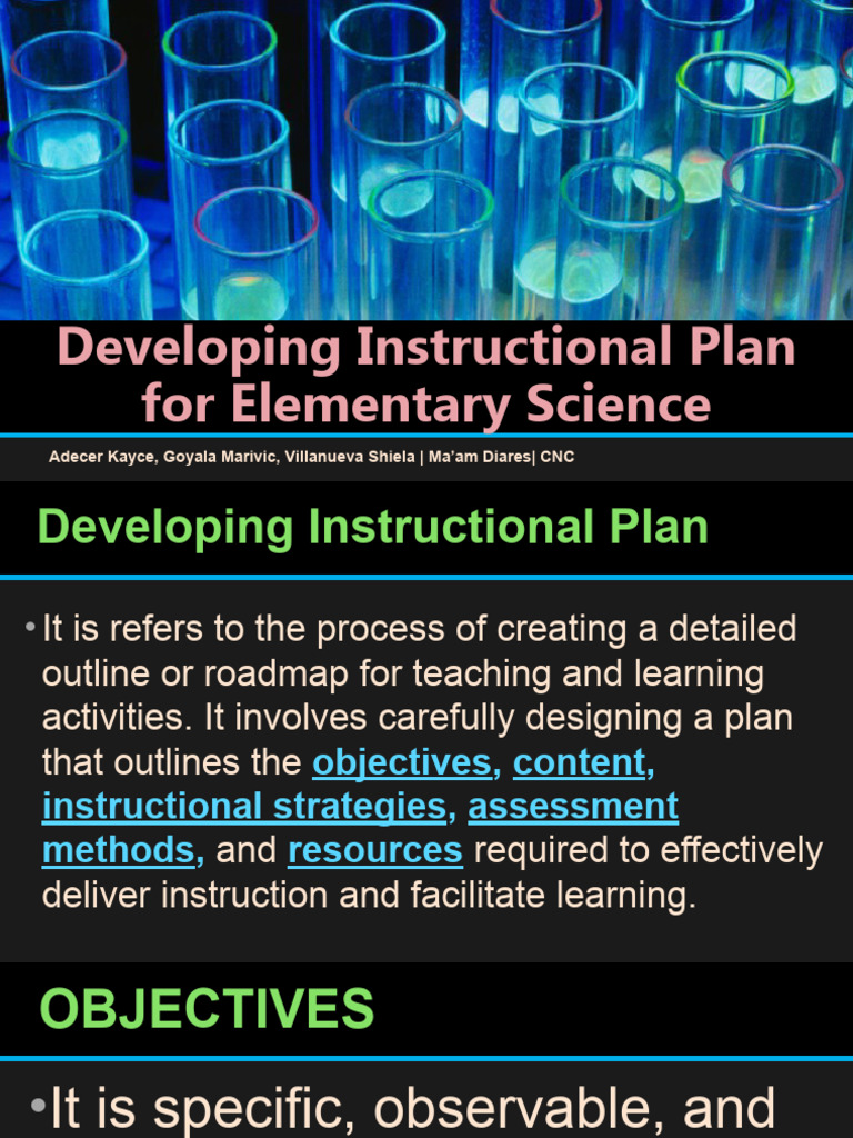 Elementary Science Teaching Plan | PDF | Learning | Curriculum