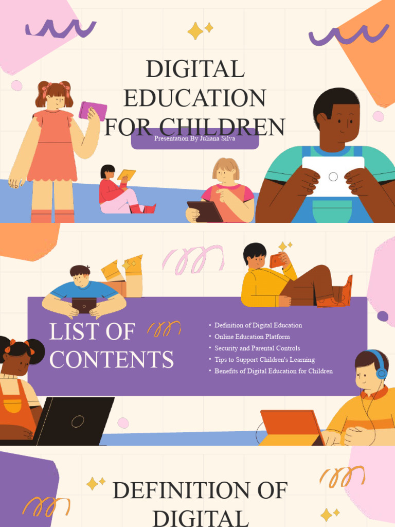 Colorful Illustrative Digital Education For Children Presentation - 20240213 - 231241 - 0000 ...