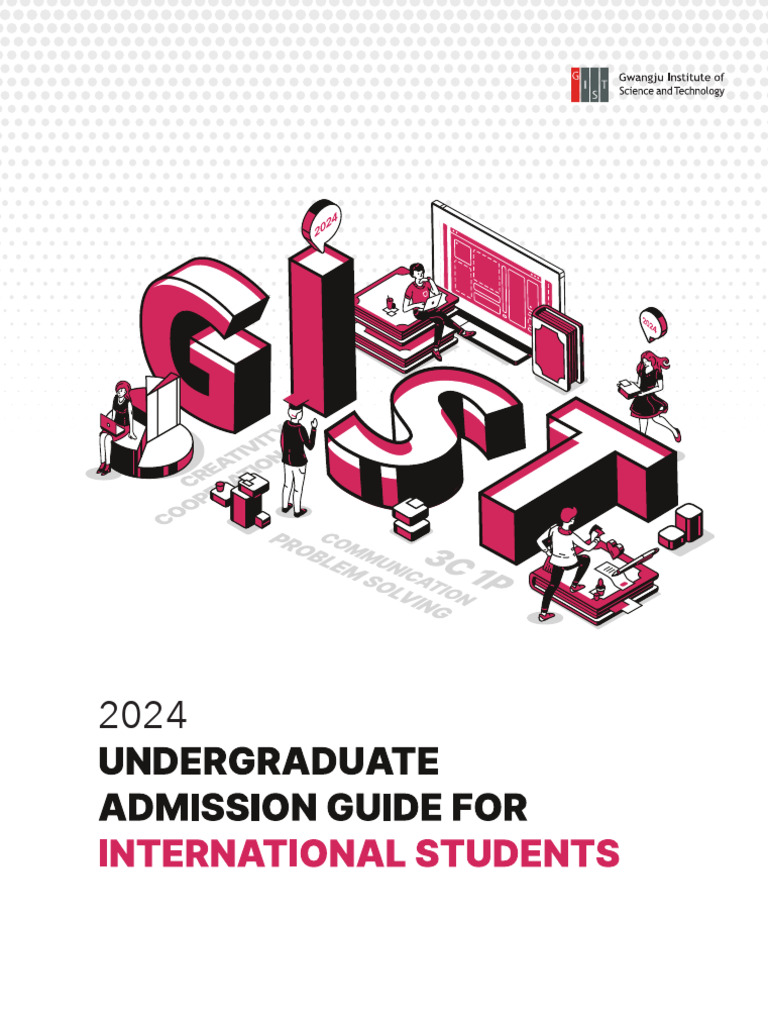 2024 GIST Undergraduate Admission Guide | PDF | University And College ...