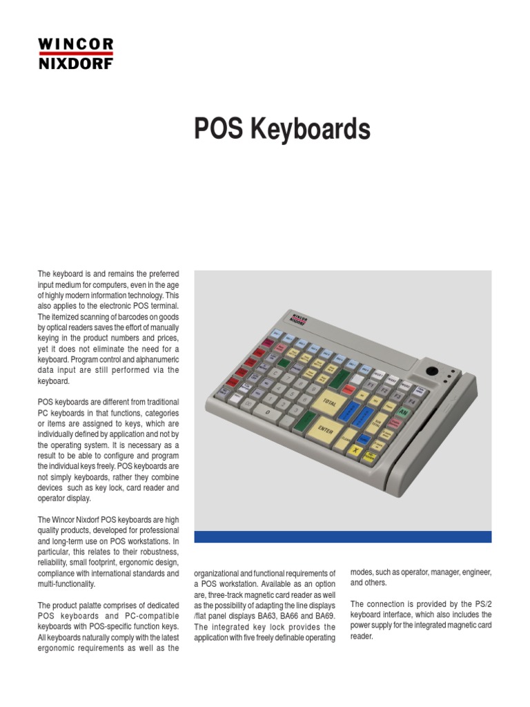 POS Keyboards | PDF | Computer Keyboard | Point Of Sale