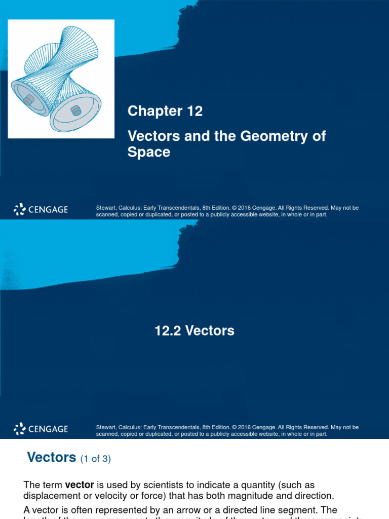 StewartCalcET8!12!02 Output | PDF | Euclidean Vector | Mathematical Analysis