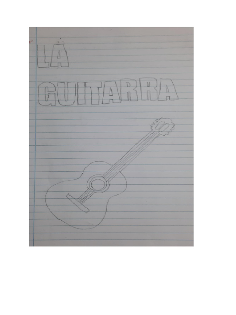 Trabajo de La Guitarra Benjamin Molina Monje | PDF