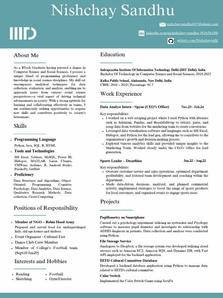 Nishchay Sandhu (1) | PDF | Data | Cloud Computing