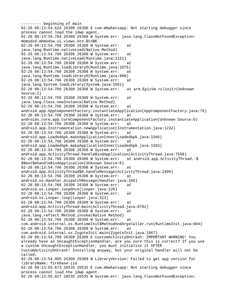 Logcat | PDF | Java (Programming Language) | Computer File
