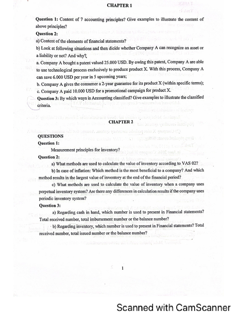 Chap bài tập KTTC1 clc | PDF