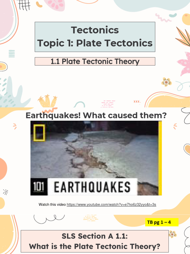 Topic 1 Plate Tectonics | PDF | Plate Tectonics | Volcano