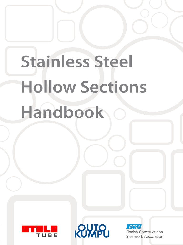 Stainless Steel Hollow Sections Handbook Final | PDF | Stainless Steel ...