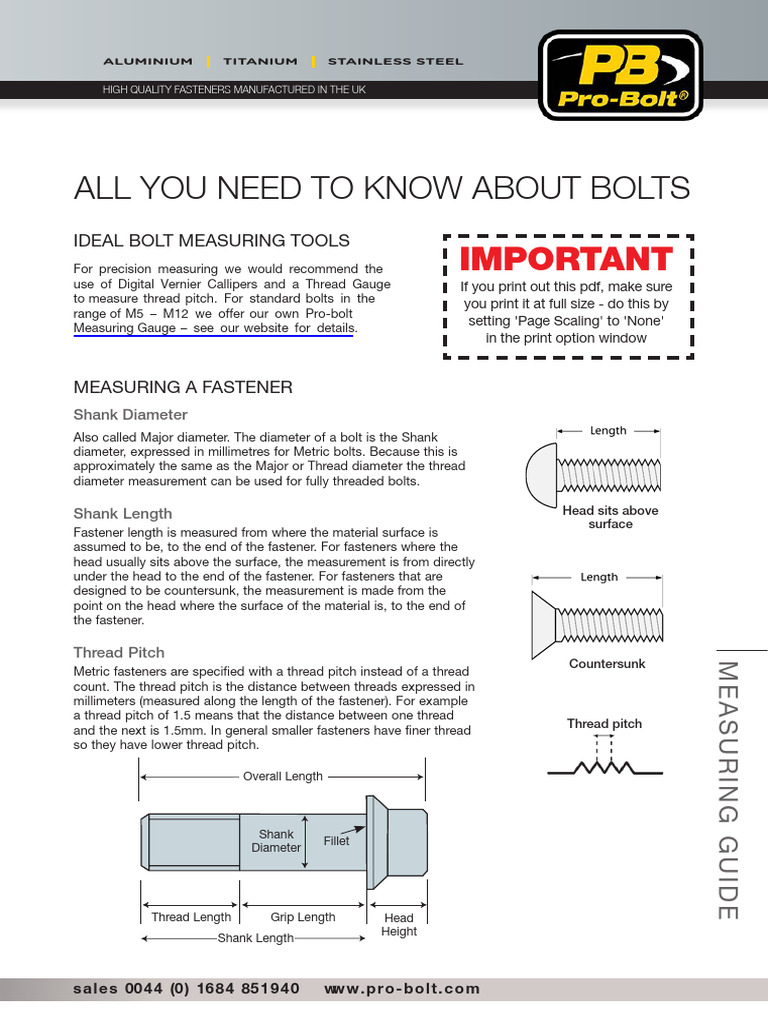 Masurari Suruburi Pas Dimensiuni | Download Free PDF | Screw | Tools