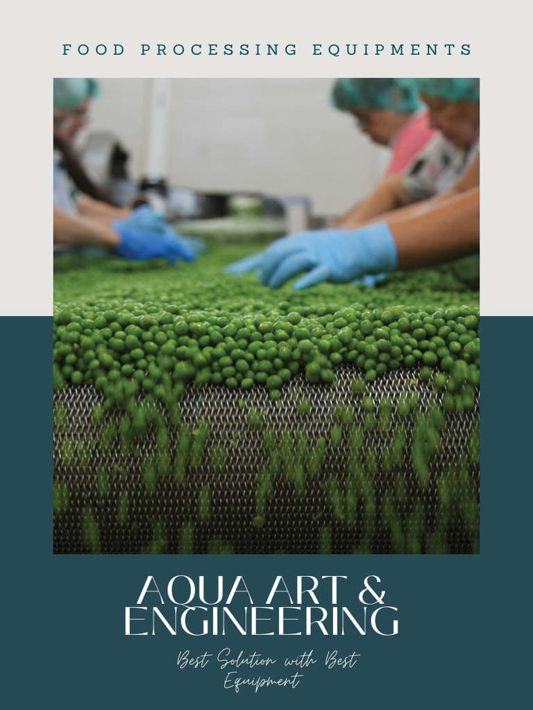 Frozen Vegetable Processing Plant Machinery | PDF | Pea | Vegetables