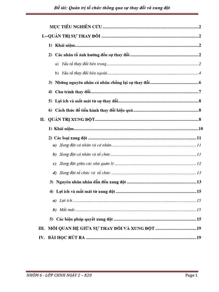 De Tai Nhom 6 - QTH | PDF