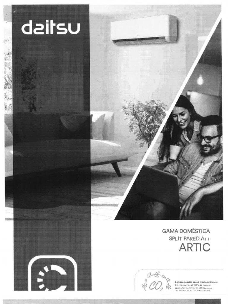 Ficha Técnica Equipo Split Daitsu Inverter 12.000 BTU | PDF