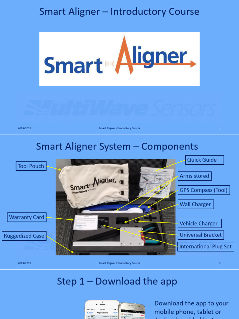 1 Smart Aligner Introductory Course | PDF | Android (Operating System ...