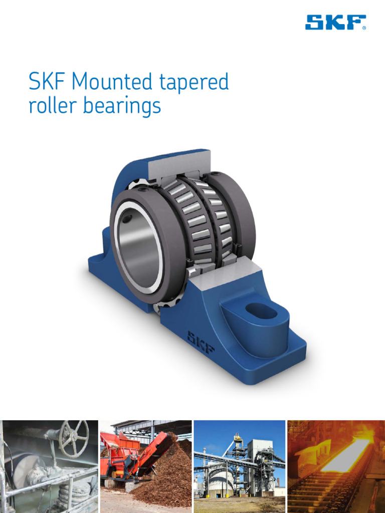 SKF Mounted Tapered Roller Bearings | PDF | Bearing (Mechanical) | Materials