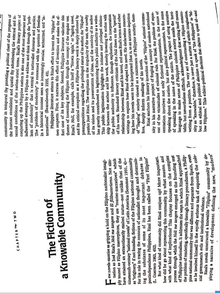 4C - Hau, Caroline. 2000. The Fiction of A Knowable Community | PDF