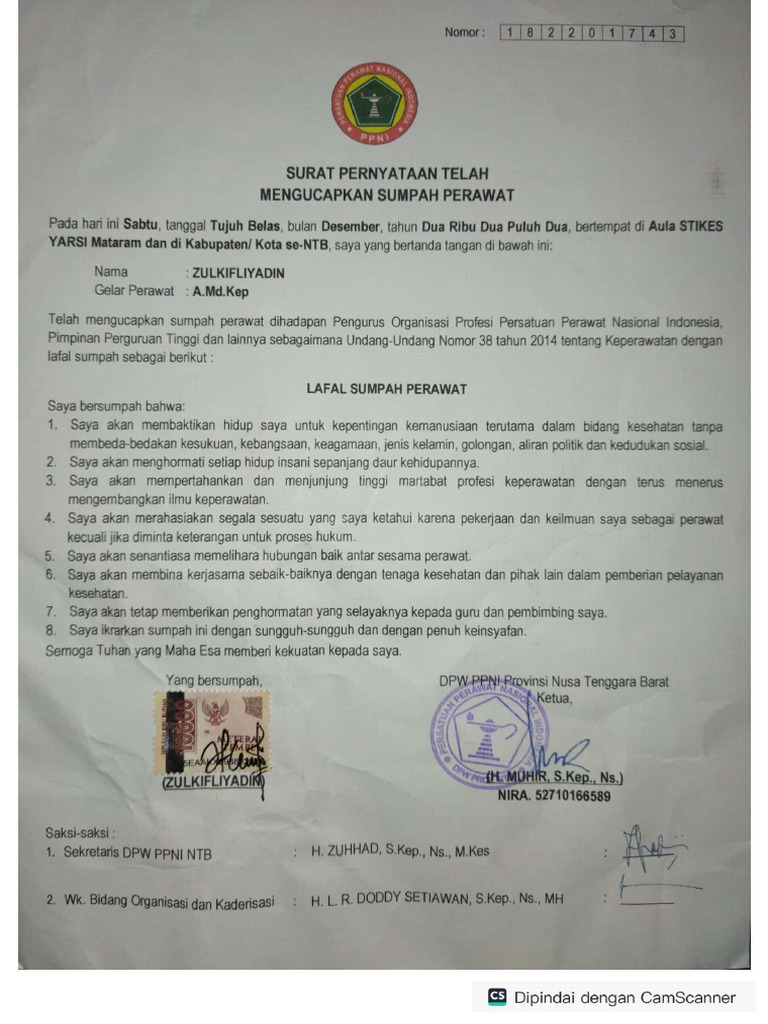 Naskah Sumpah P | PDF