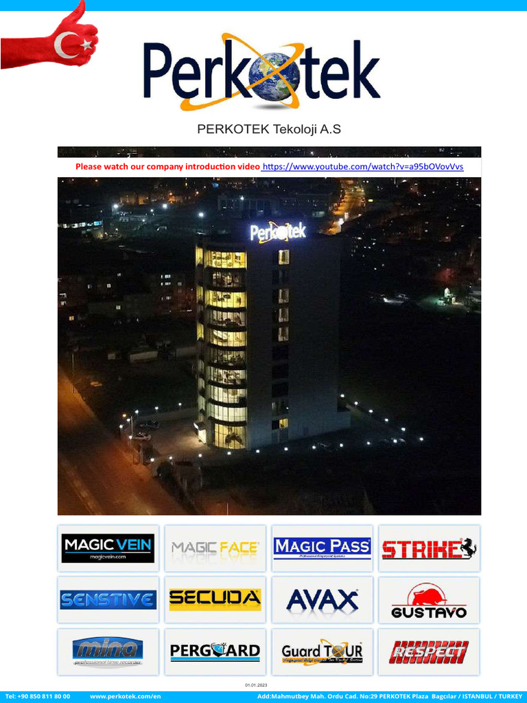 PERKOTEK Product Catalogue - 01.2023.1 | PDF | Access Control | Electrical Engineering