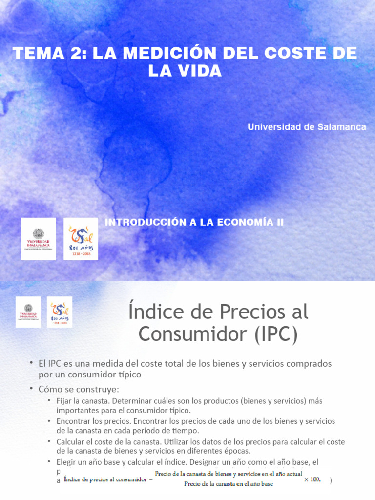 La Medición Del Coste de La Vida - CPY | PDF | Inflación | Índice de precios al consumidor