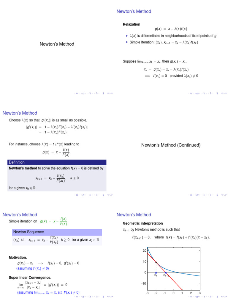 Week2 - Lecture4 | PDF | Mathematical Analysis | Computational Science